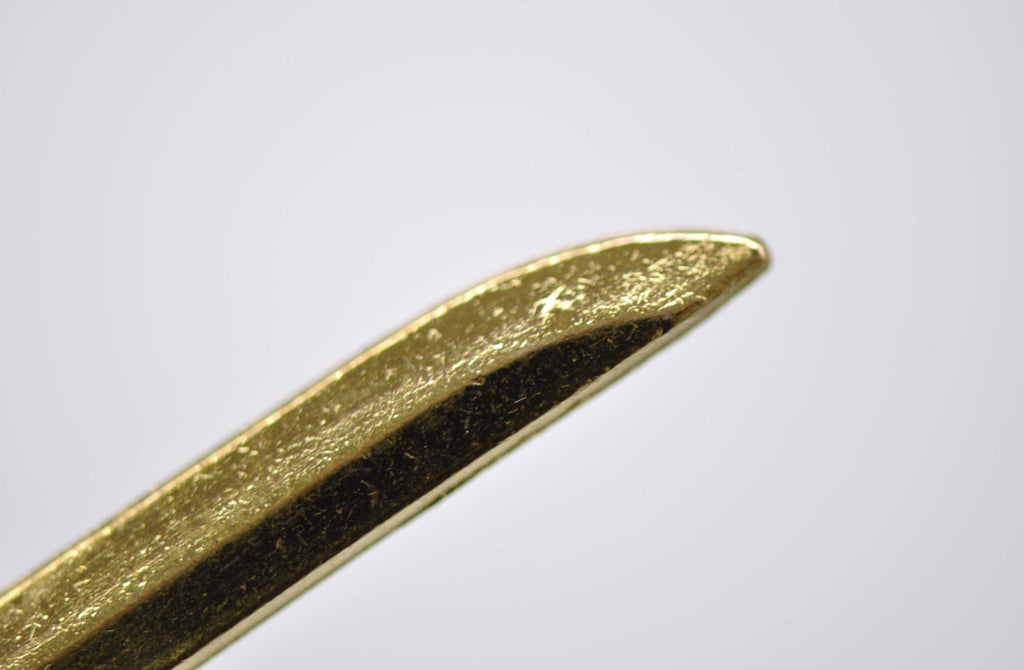 Gold Japanese Blade Katana Sword Charms 10x108mm Set of 5 A7964 ...
